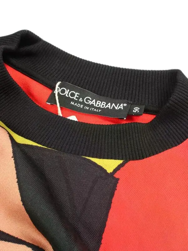 Dolce & Gabbana 2020s King Of Love Sweatshirt - Red