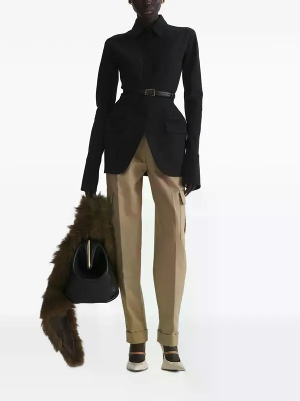 MUGLER Shirt Jacket - Black