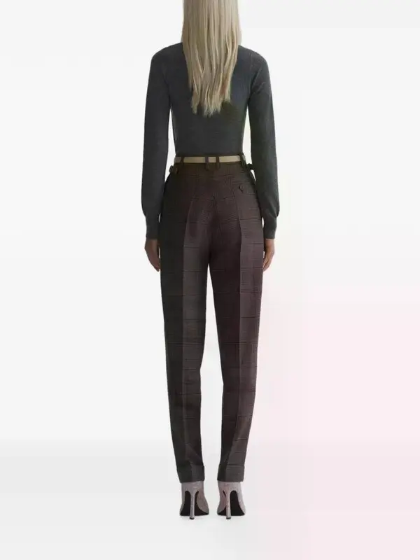 MUGLER Cashmere V-neck Knit Top