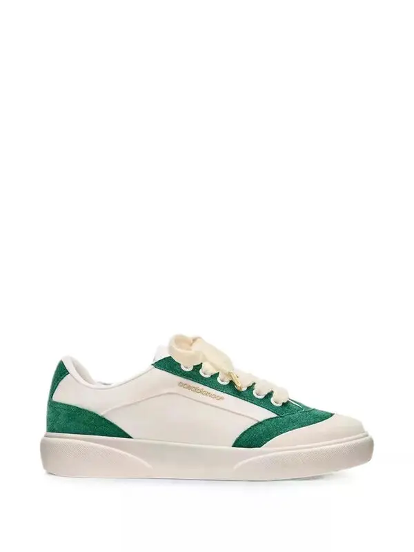Casablanca Calf Suede-panelled Sneakers - Neutrals