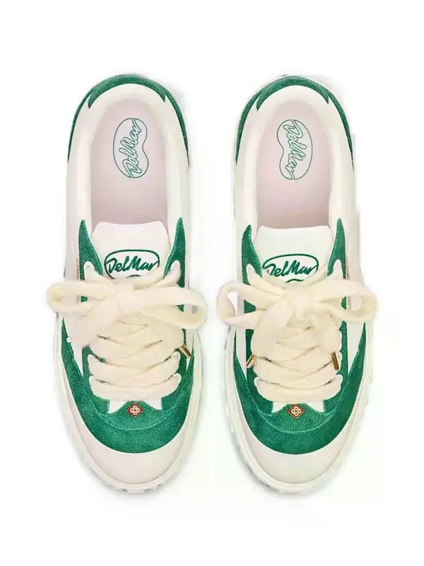 Casablanca Calf Suede-panelled Sneakers