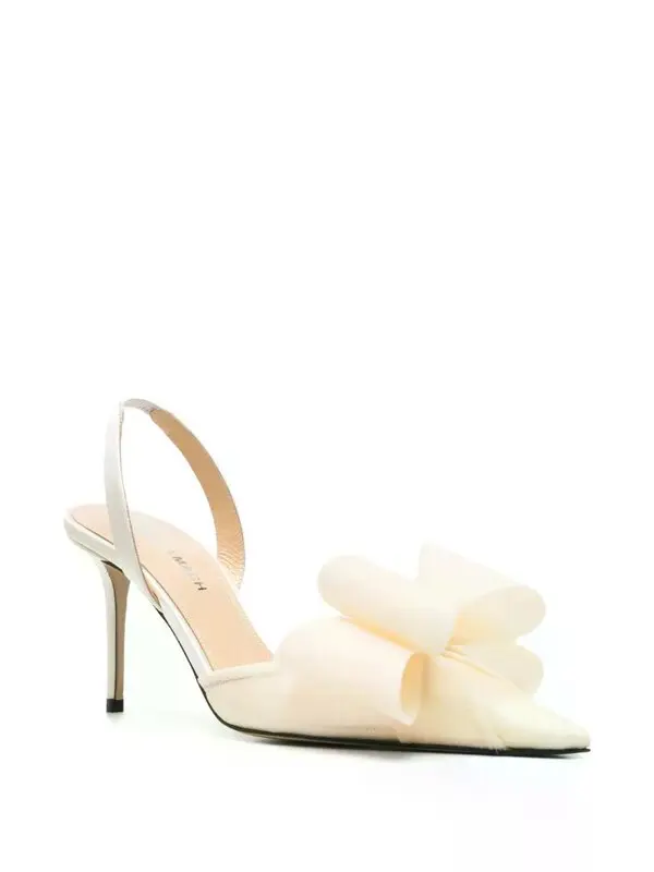 Mach & Mach Bow-detail Slingback Pumps
