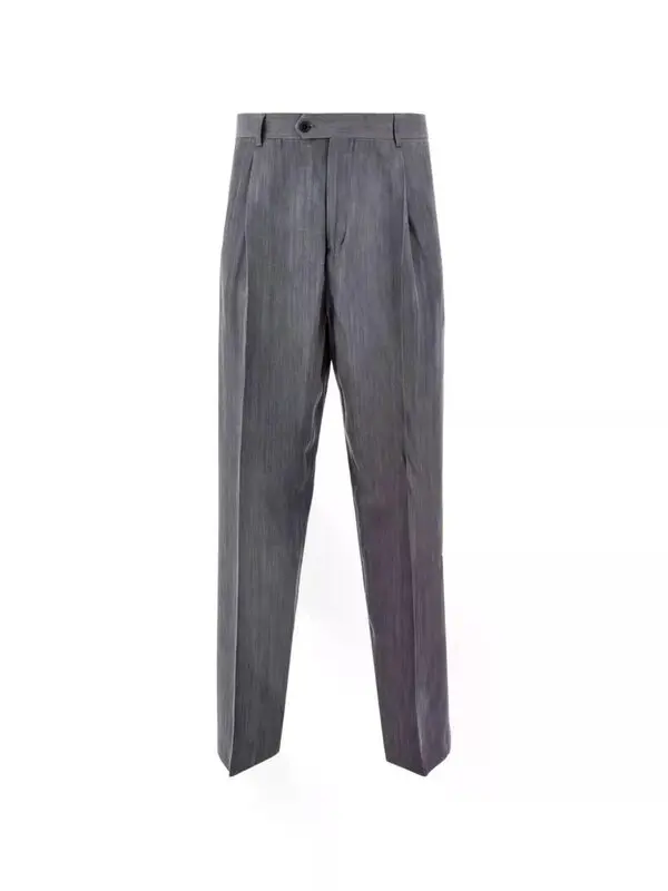 MARSEM Pleated Tailored Trousers - Grey