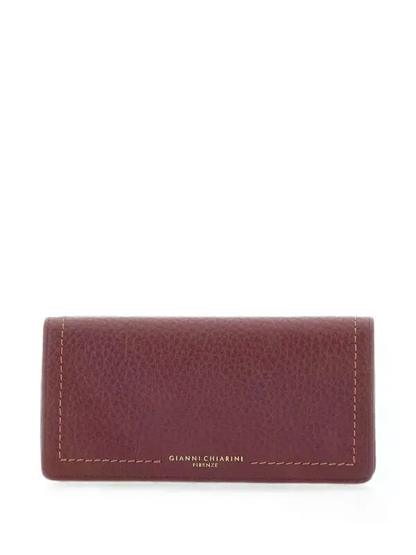 GIANNI CHIARINI Bubble Grain-leather Wallet - Red