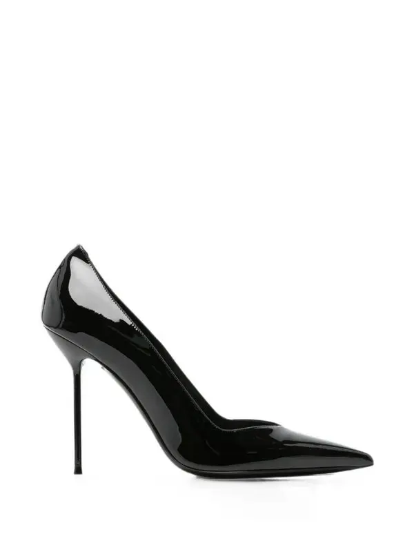 Paris Texas Lidia Patent-finish Pointed-toe Pumps - Black