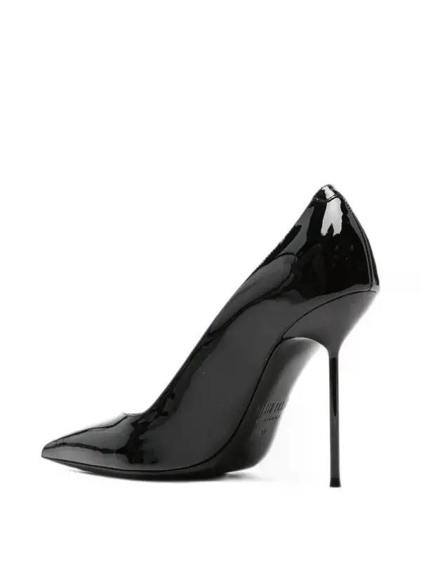Paris Texas Lidia Patent-finish Pointed-toe Pumps - Black