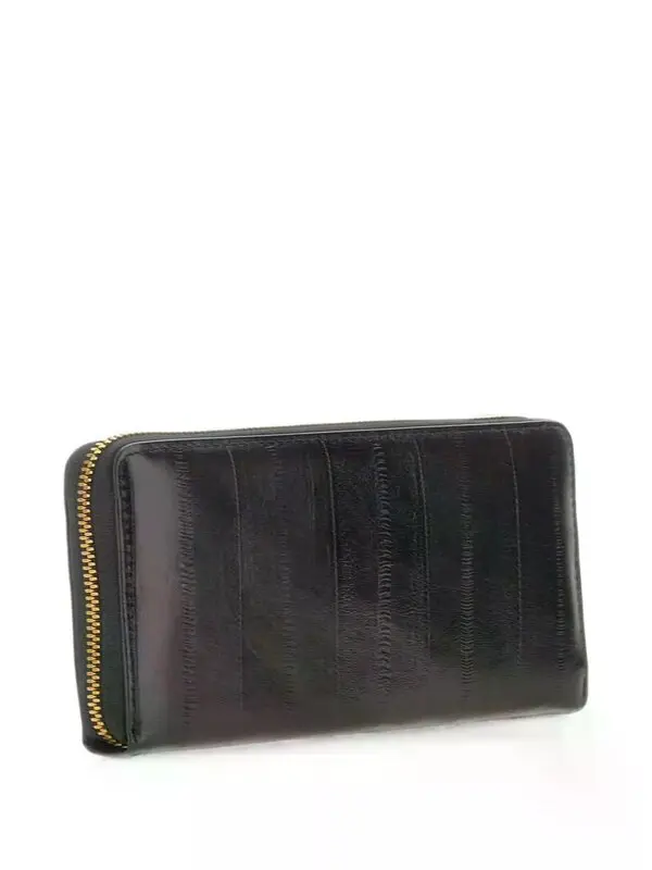 GIANNI CHIARINI Eel Knotted Leather Wallet