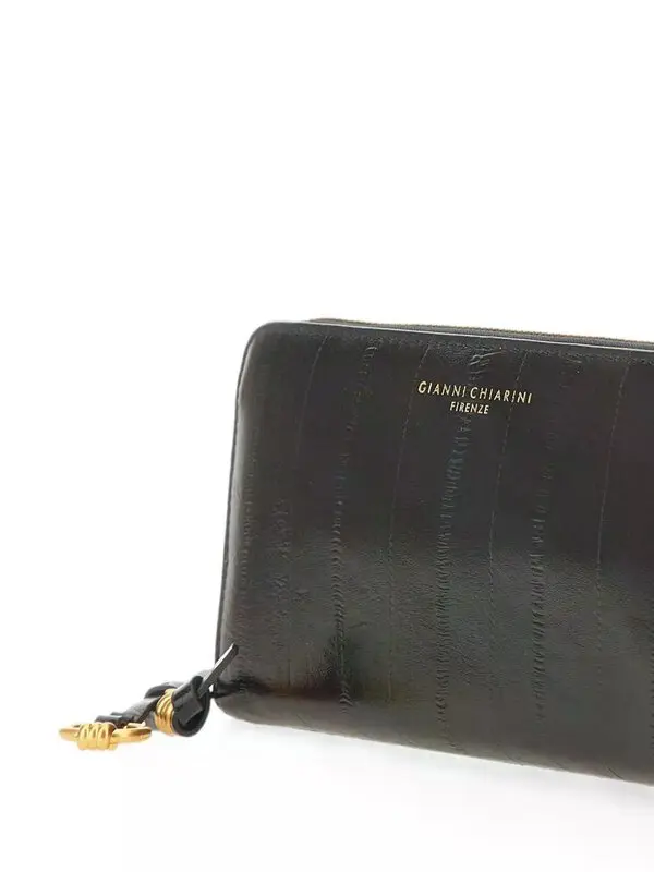 GIANNI CHIARINI Eel Knotted Leather Wallet