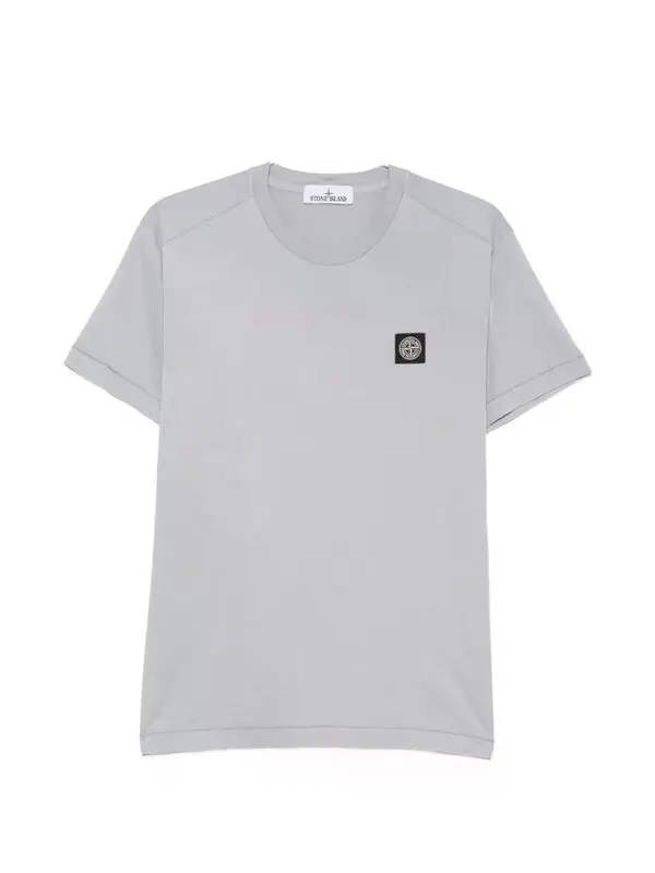 Stone Island Logo-patch T-shirt - Grey