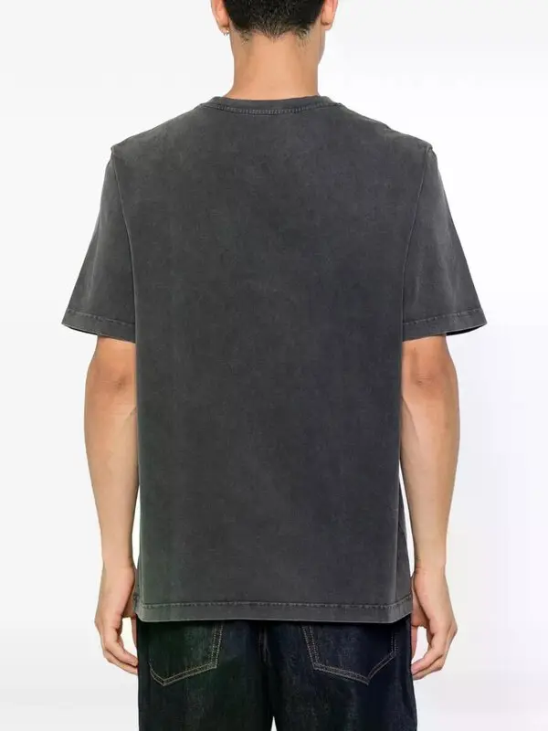 Maison Kitsuné Faded-effect Fox Head T-shirt