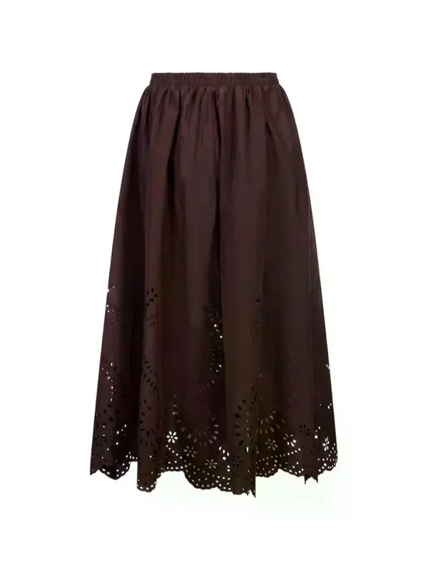 MEIMEIJ Broderie Anglaise Flared Skirt
