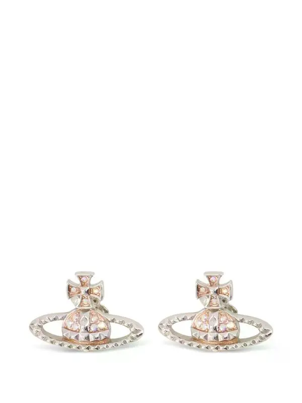 VIVIENNE WESTWOOD Mayfair Relief Orb Earrings - Silver
