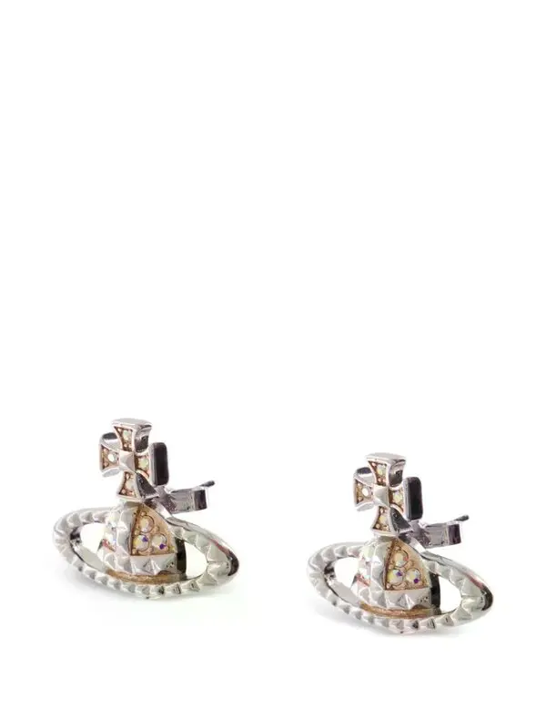 VIVIENNE WESTWOOD Mayfair Relief Orb Earrings - Silver