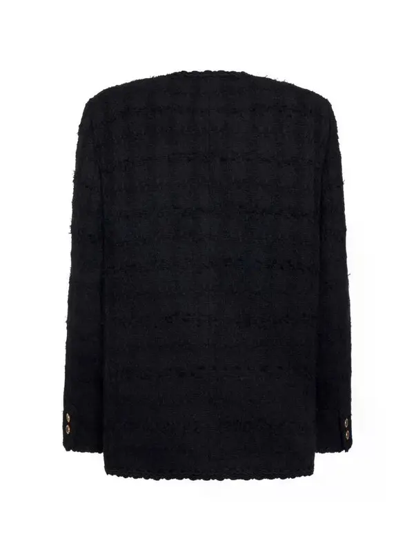 Alessandra Rich Tweed Double-breasted Jacket