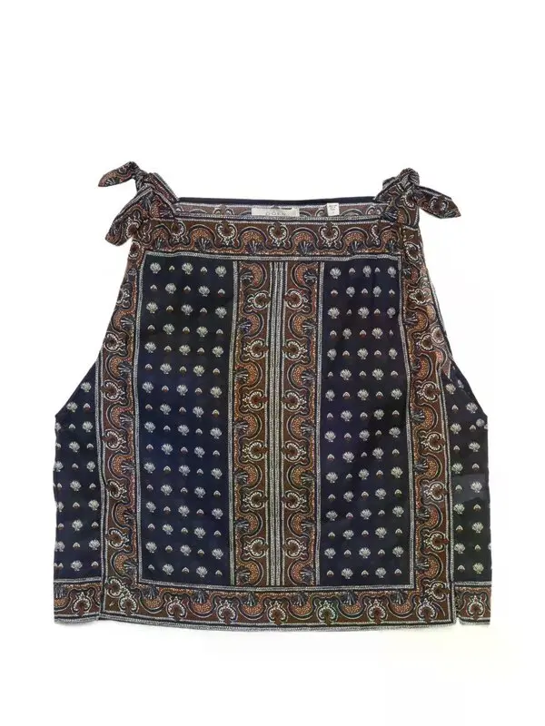DÔEN Amalia Paisley-print Top - Blue