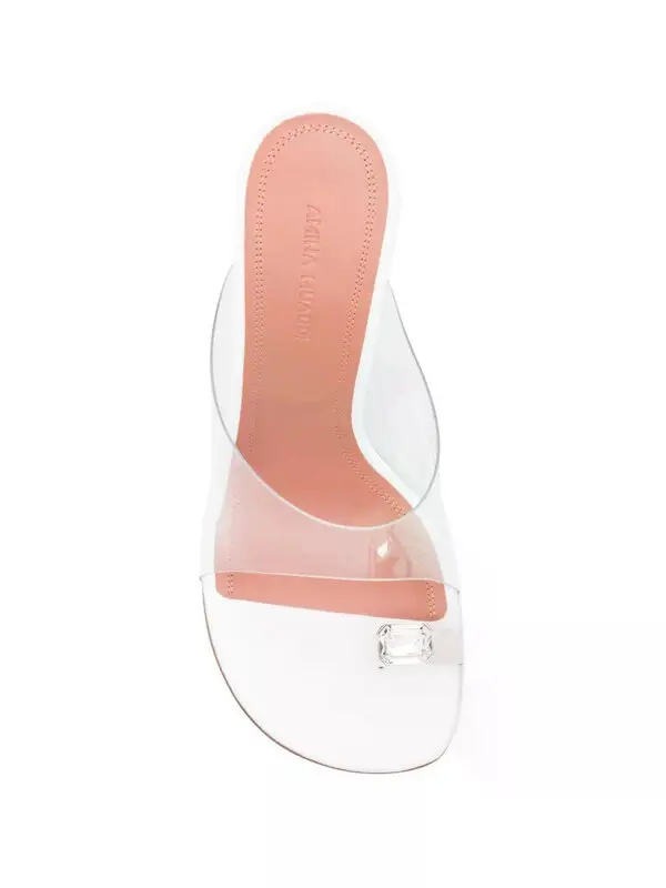 Amina Muaddi Justine Crystal-embellished Sandals