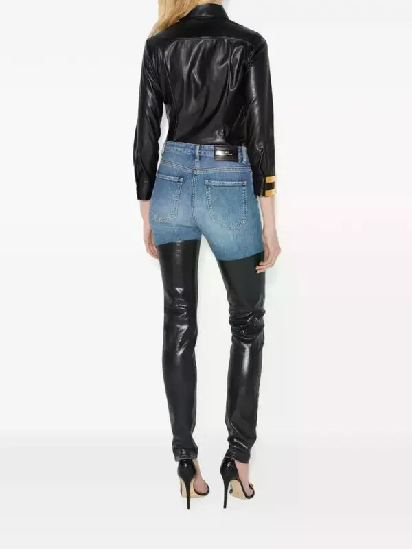 Elisabetta Franchi Leather-effect Shirt