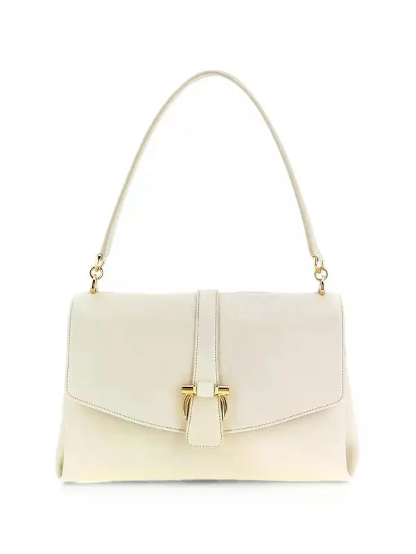 FERRAGAMO Medium Leather Shoulder Bag - Neutrals