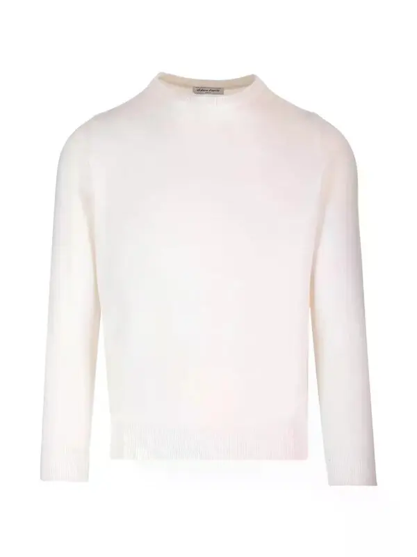 AL DUCA D’AOSTA 1902 Ribbed-trim Crew-neck Sweater - Neutrals