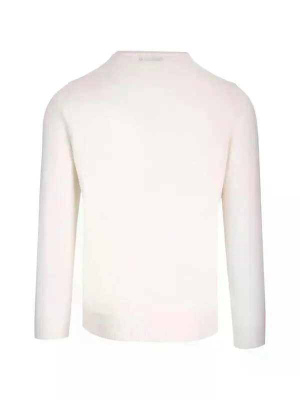 AL DUCA D’AOSTA 1902 Ribbed-trim Crew-neck Cashmere Sweater