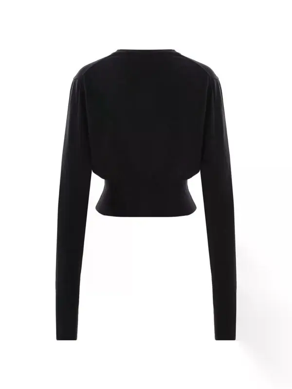 VIVIENNE WESTWOOD Orb Embroidered Cropped Cardigan