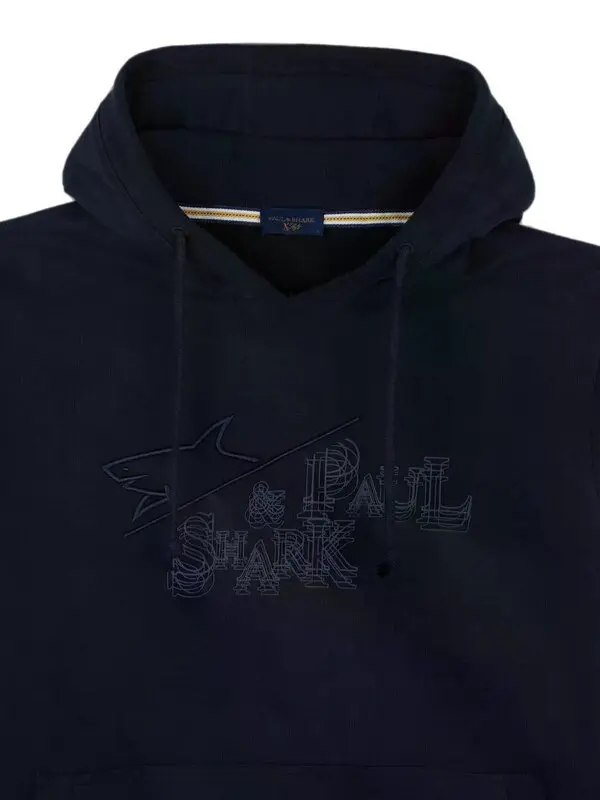 Paul & Shark Logo-embroidered Drawstring Hoodie