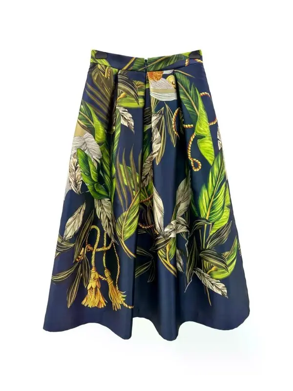LUNATICA MILANO Leaf-print Skirt