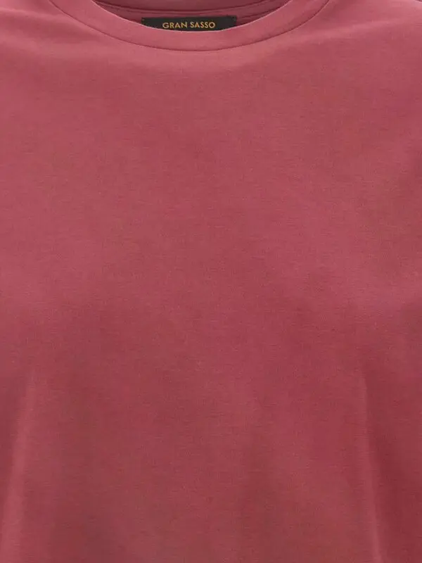 GRAN SASSO Turned-up Cuff T-shirt