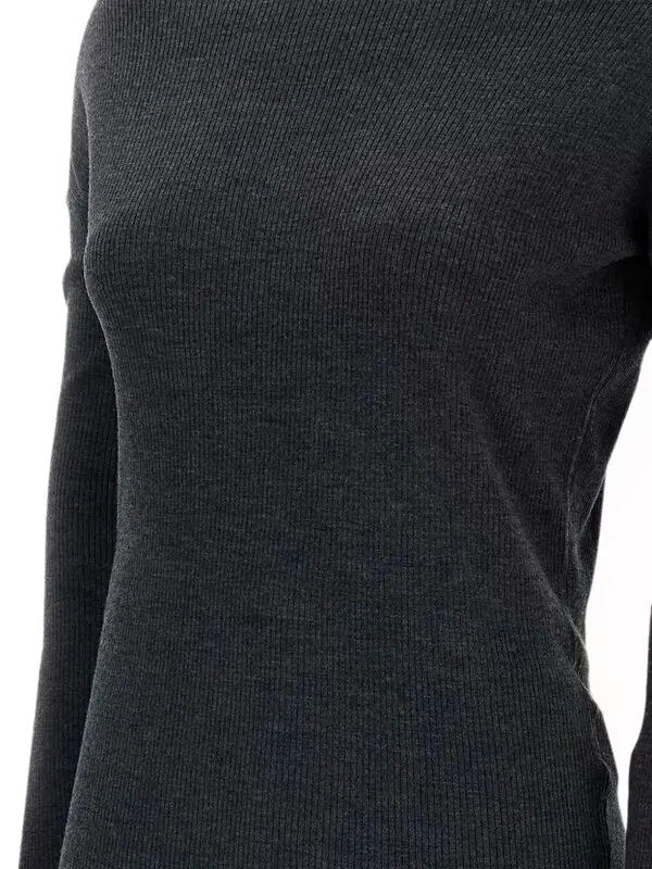 P.a.r.o.s.h Off-shoulder Ribbed-knit Sweater