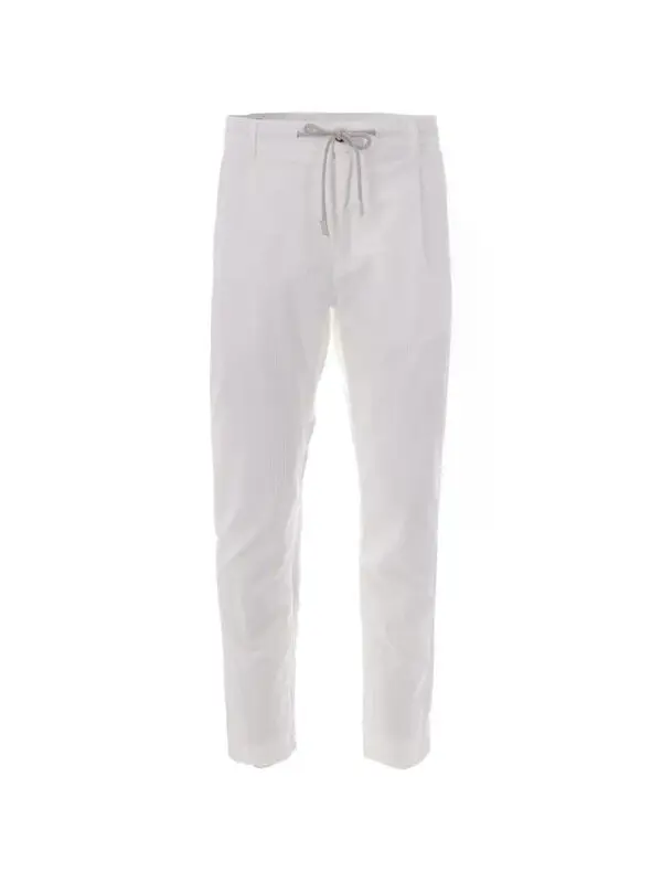 Eleventy Corduroy Trousers - White