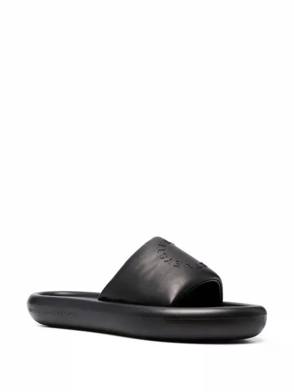 Stella McCartney Perforated Logo Slides