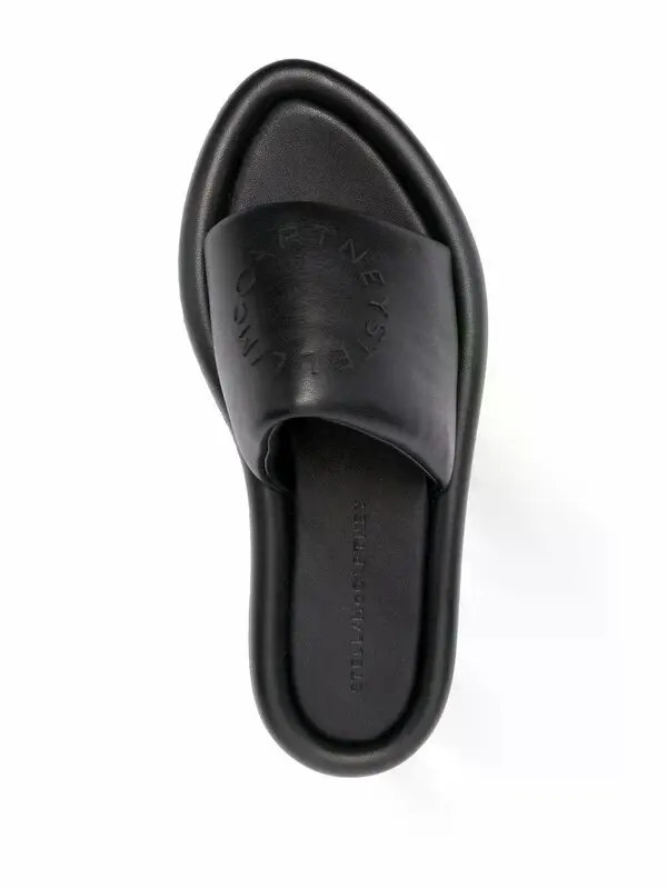 Stella McCartney Perforated Logo Slides