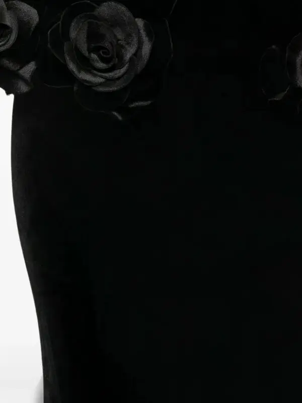 ADAMARIS Floral Appliqué Fitted Jacket