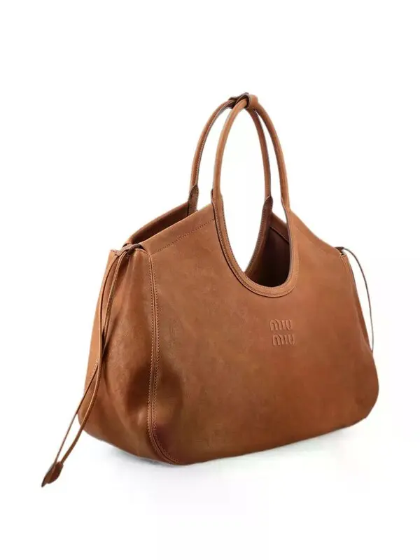 Miu Miu Logo-embossed Shoulder Bag