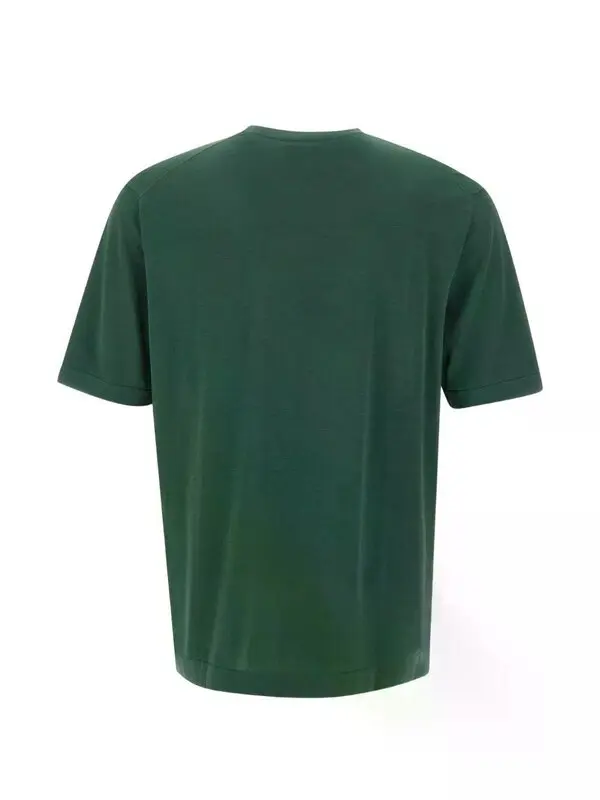 DIKTAT Crew-neck Cotton T-shirt - Green