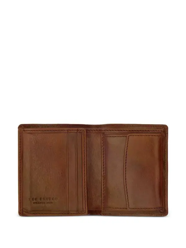THE BRIDGE Logo-embossed Leather Wallet