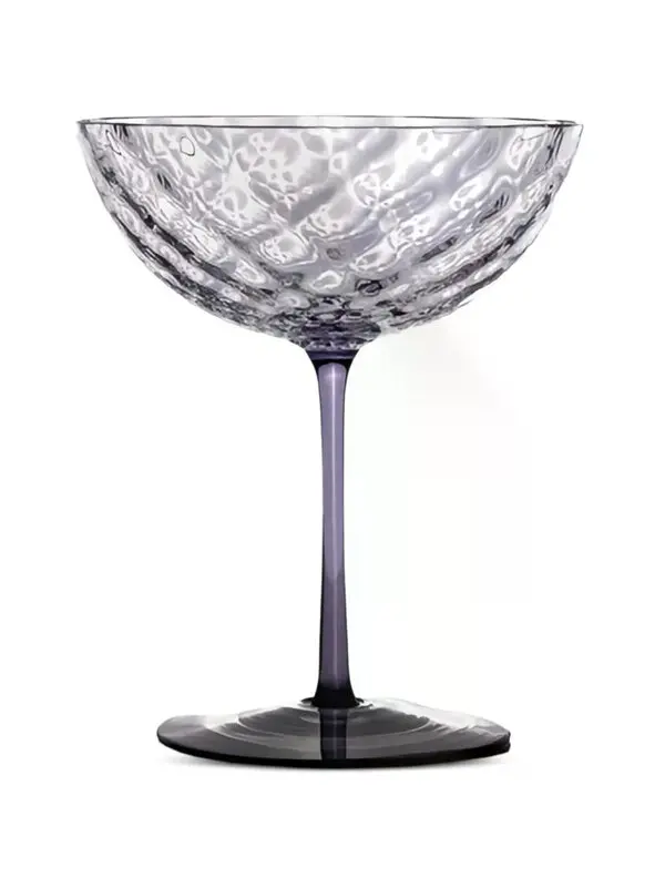 NASONMORETTI Textured Martini Glasses - White