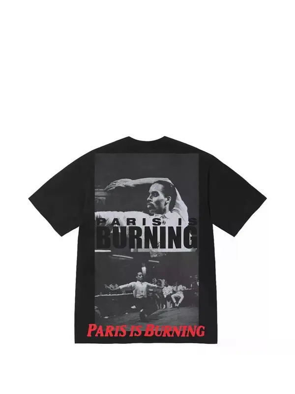 Supreme Paris Is Burning Graphic-print T-shirt