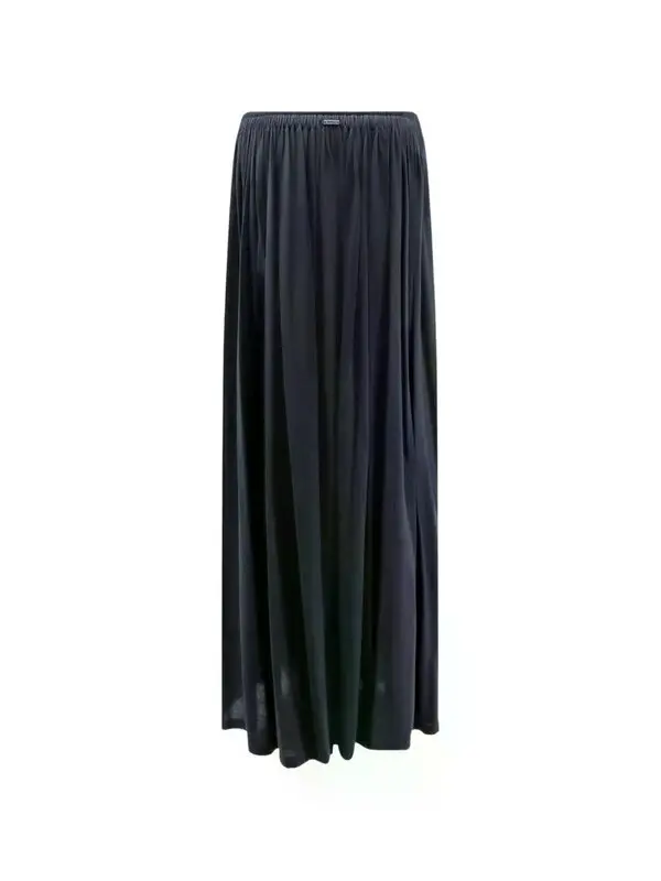 Max Mara Pleated Maxi Skirt - Blue