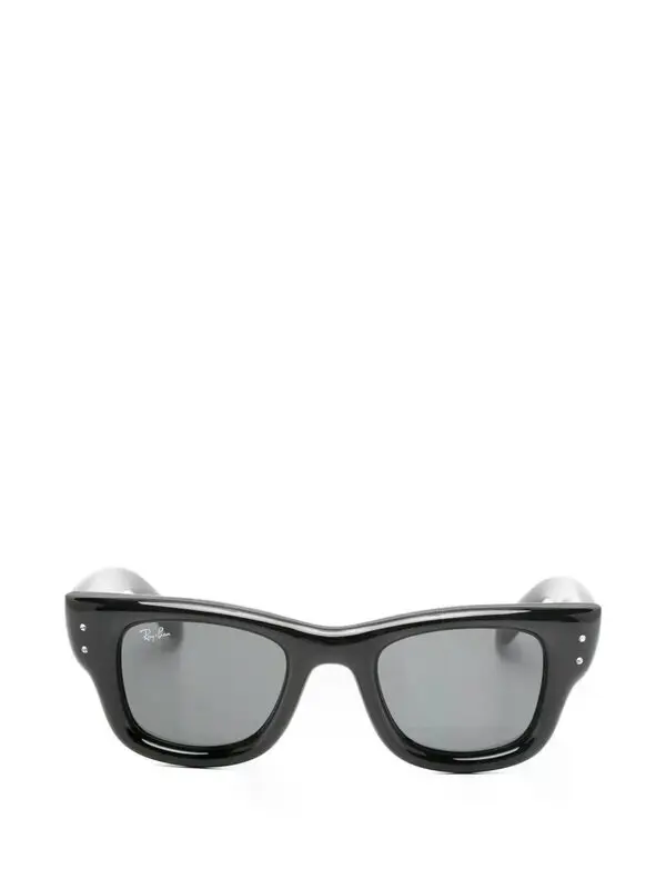 Ray-ban Wayfarer Puffer Crystal-embellished Sunglasses - Black