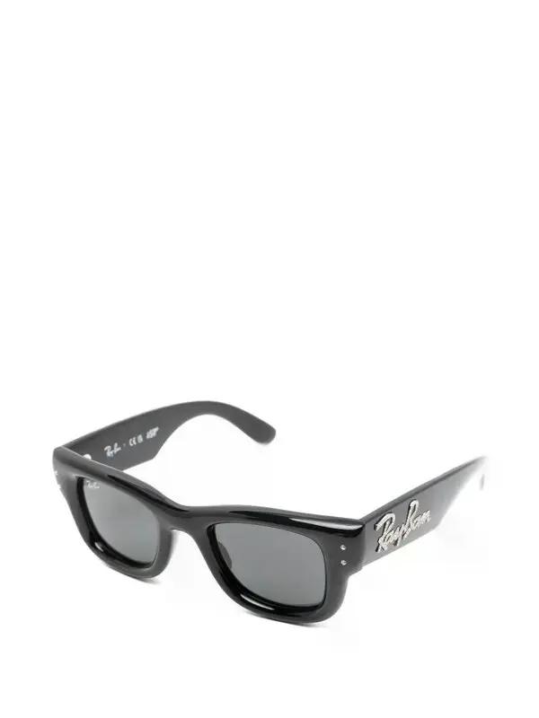 Ray-ban Wayfarer Sunglasses With Crystal Embellishments