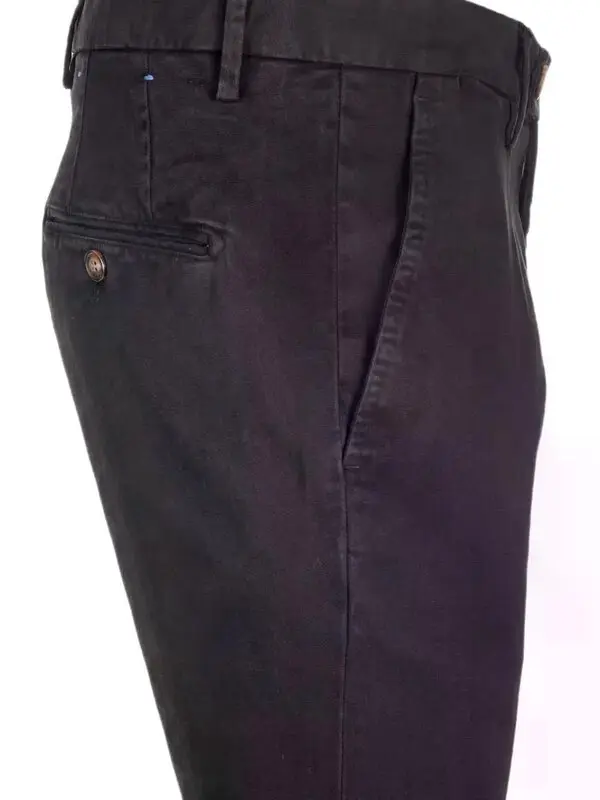 AL DUCA D’AOSTA 1902 Slim-fit Cotton Trousers - Black