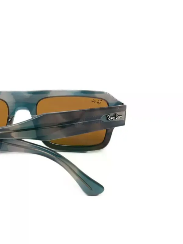 Ray-ban Flacko Rectangle-frame Sunglasses