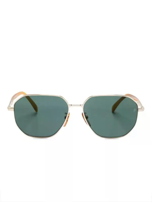 DB EYEWEAR BY DAVID BECKHAM Db1132 Geometric-frame Sunglasses - Gold