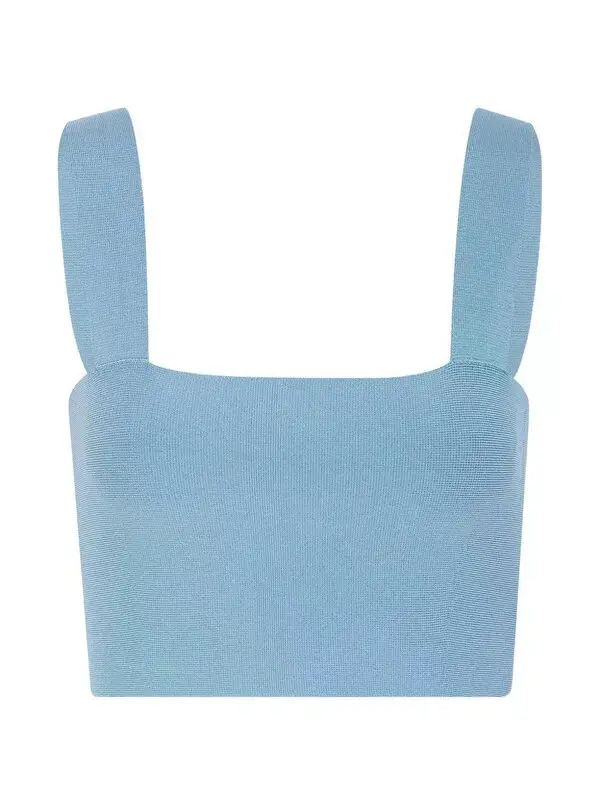 CAYET Gisele Knitted Cropped Top