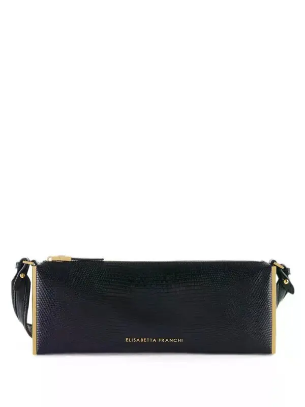 Elisabetta Franchi Over-the-shoulder Bag With Lizard Print