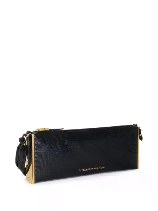 Elisabetta Franchi Over-the-shoulder Bag With Lizard Print