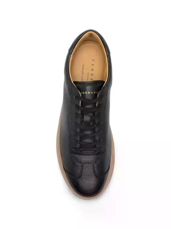 HENDERSON BARACCO Pebbled-leather Sneakers
