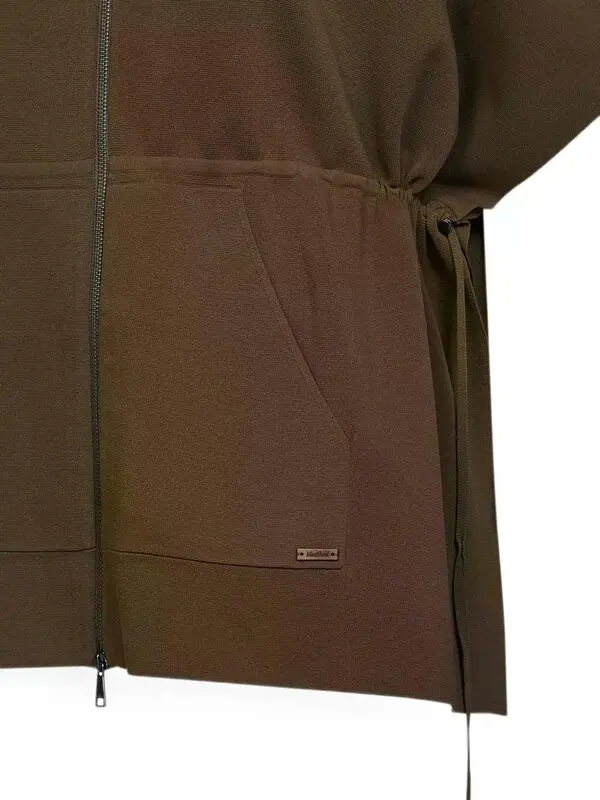 Max Mara Milano-knit Short-sleeve Hoodie