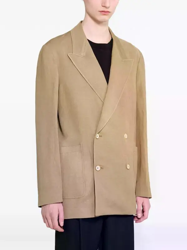CMMN SWDN Enea Double-breasted Suit Jacket - Neutrals